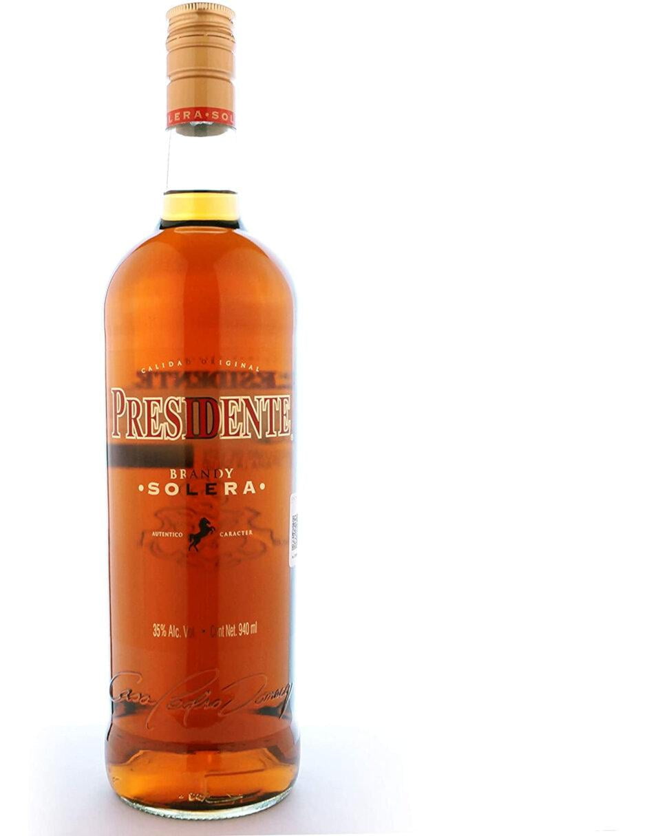 Pack de 12 Brandy Presidente Solera de 940 ml Presidente Brandy ...