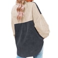 Aellinatey Shackets for Women Button Down Long Sleeve Shirts Plus Size ...