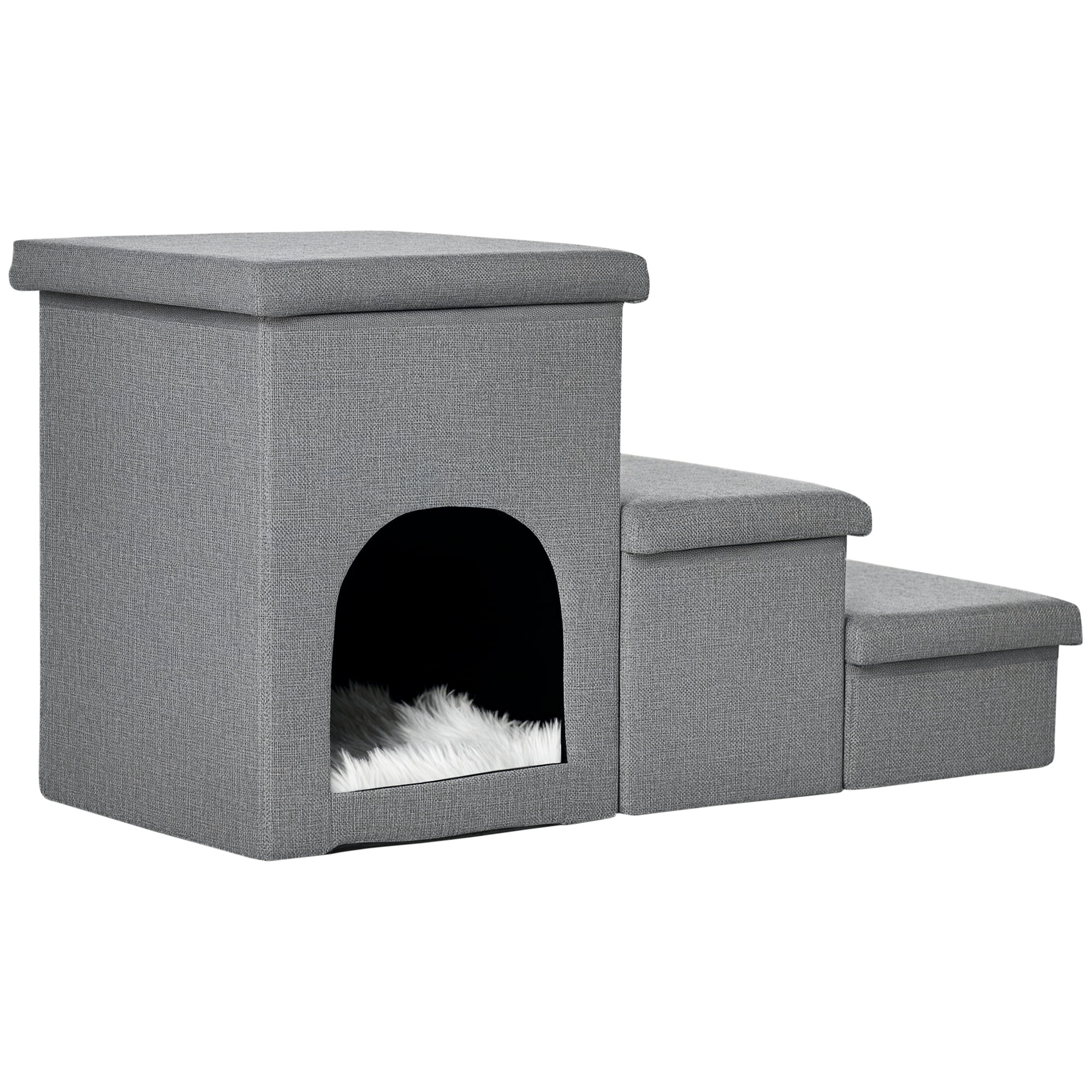 Click here for Pawhut Dog Stairs With Storage Boxes And Condo For... prices