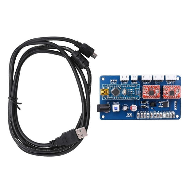 Placa de panel de control de 2 ejes para máquina de grabado, placa base ...