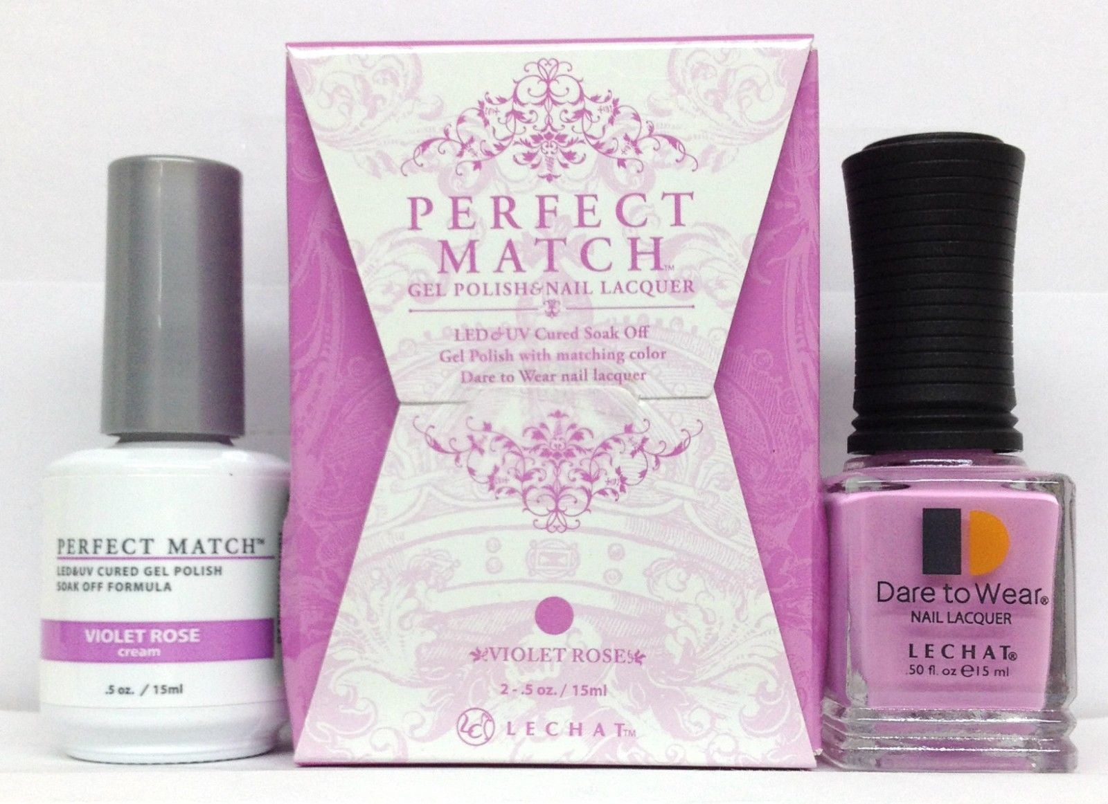 Lechat Perfect Match Gel Polish + Matching Nail Polish PMS228 Violet ...