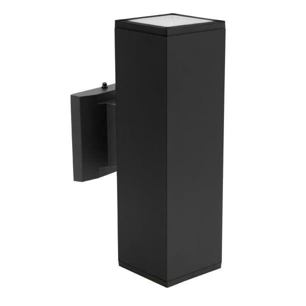 Maxxima LED Rectangular Outdoor Wall Wash, Up and Down Sconce Light, 24 ...