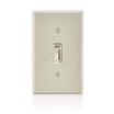 Leviton 600W Light Almond Toggle Slide Universal Dimmer Switch ...