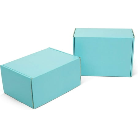 Navy Blue Shipping Boxes | 6" x 6" x 2" Blue Shipping Box | Blue Gift ...