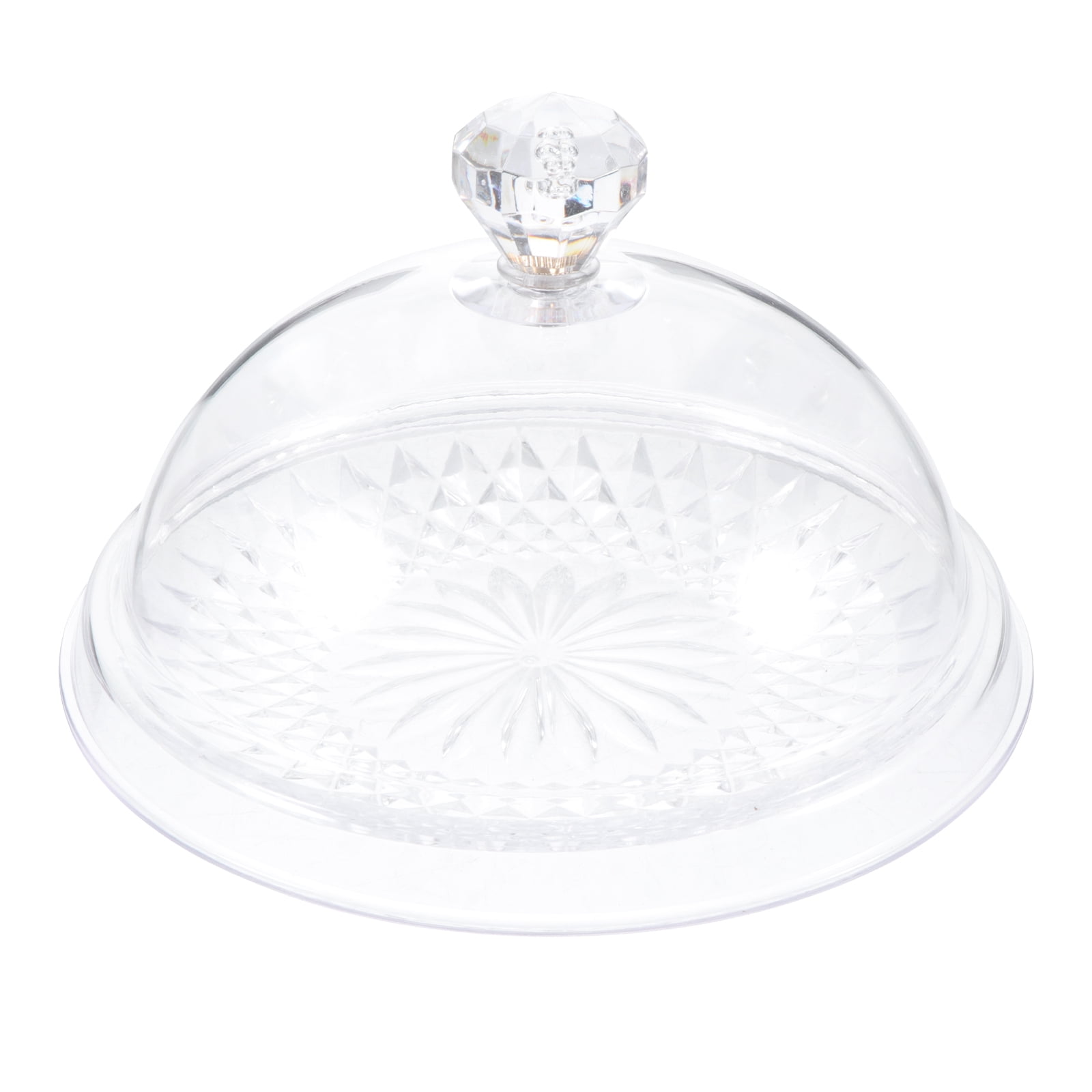 HOMEMAXS 1 set of Plastic Cover Tray Smooth Cake Serving Tray Western ...