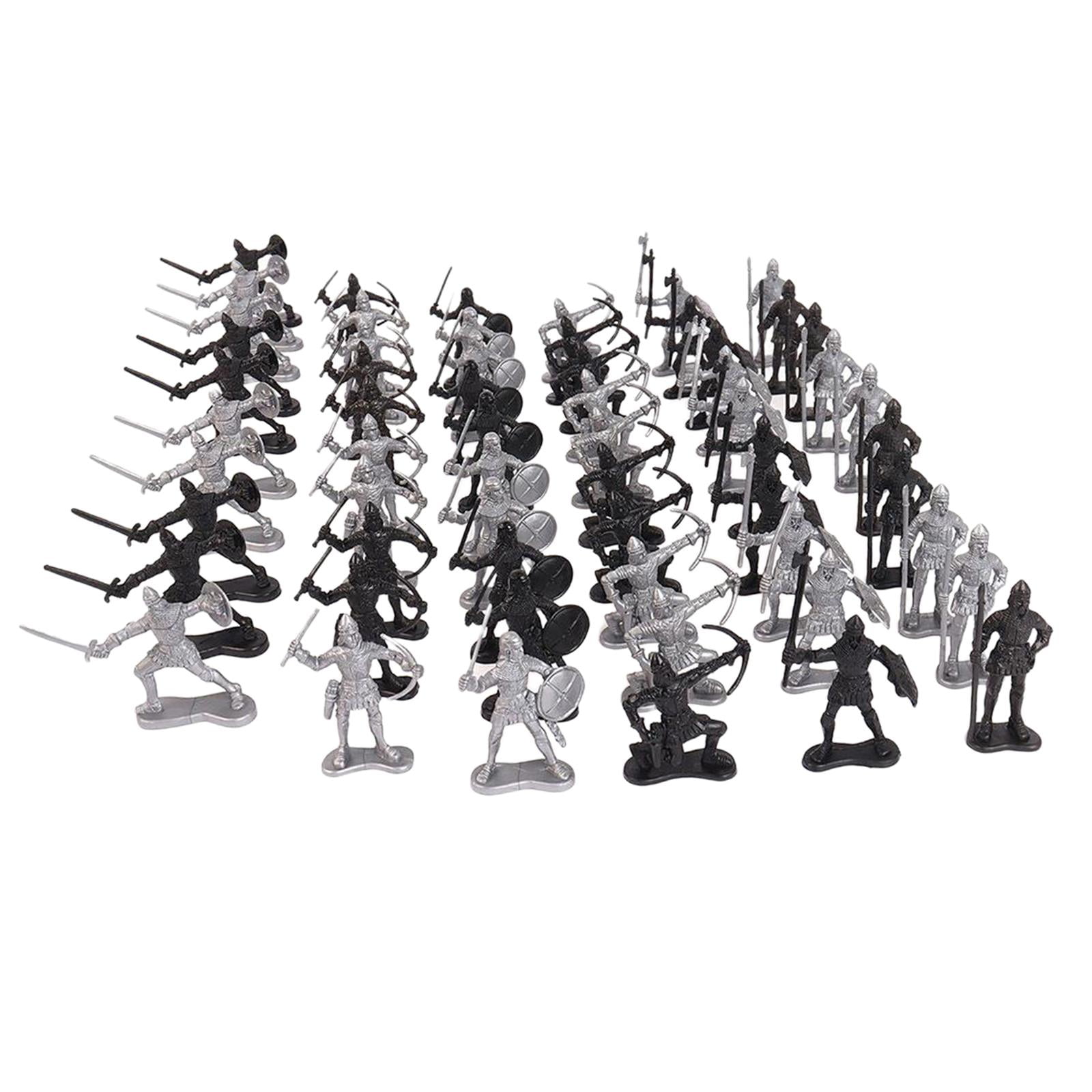 Knight Action Figure Knights Toys Knights Horses Men 60pcs - Walmart.com