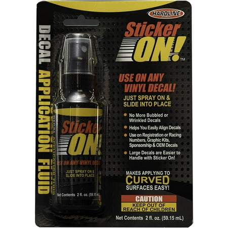 Hardline Products Sticker-On! Decal Application Fluid, 2 Ounces ...