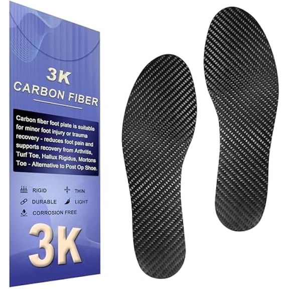 Carbon Fiber Insole for Metatarsal Feet, Foot Arthritis Relief ...