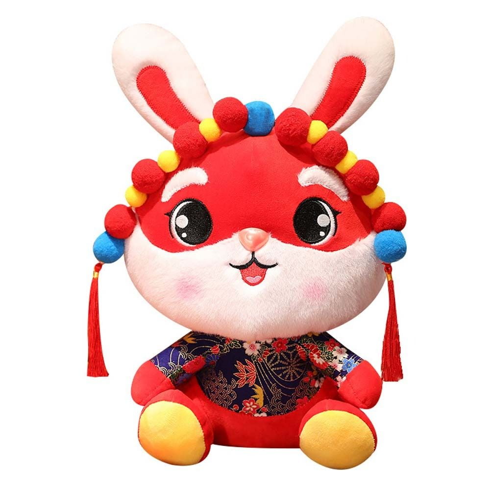 2023 New Year Rabbit Plush Toy Bunny Plush Doll Hua Dan Rabbit New Year ...
