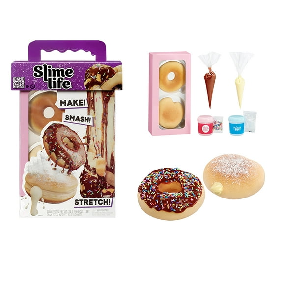 Slime Life PB&J with Chips DIY Slime Kit, Make, Smash, and Stretch Your ...