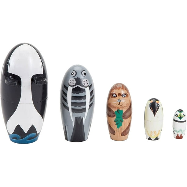 Conjunto de 5 Willy y sus amigos - Muñecas Matryoshka - Muñecas rusas ...