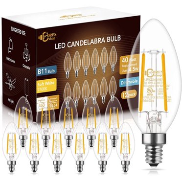 Vickerman G50 Faceted LED Warm White Replacement Bulb E17 .45W - Walmart.com