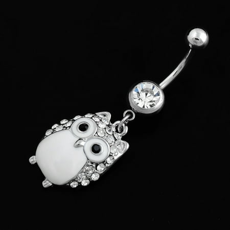 Belly Navel Button Body Jewelry Owl Belly Navel Button Women Navel ...