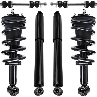 Detroit Axle - AWD Front Struts & Coil Spring + Rear Shock Absorbers ...
