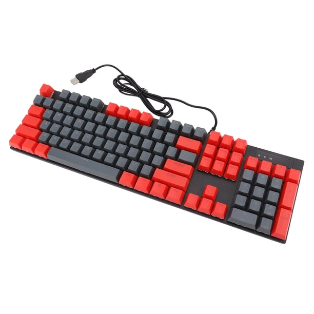 Computer Mechanical Keyboard,Mechanical Keyboard 104 Key Game Keyboard ...