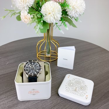 Fossil Men's Machine Chronograph, Brown-Tone Stainless Steel Watch ...