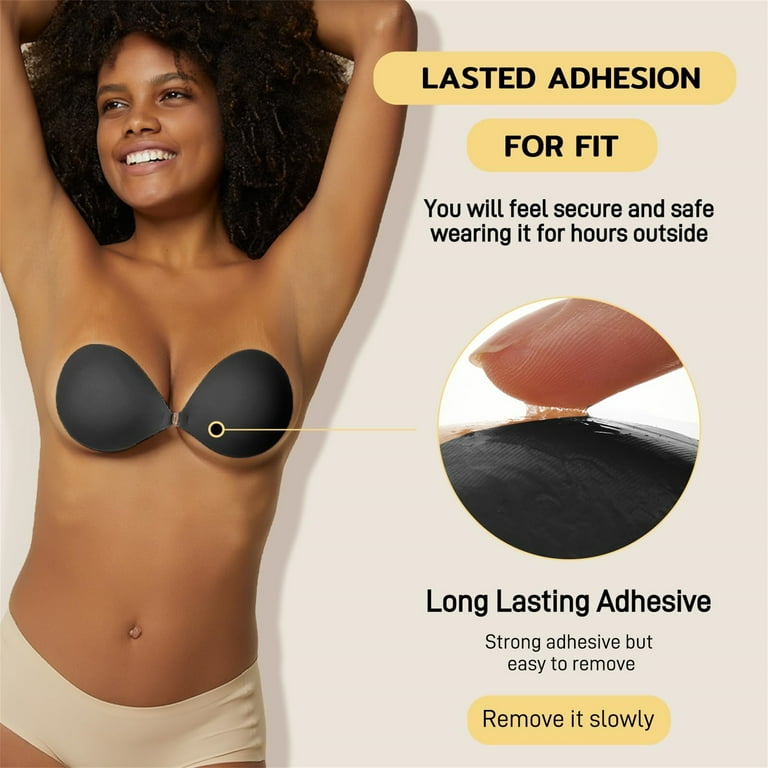 Strapless adhesive bra store