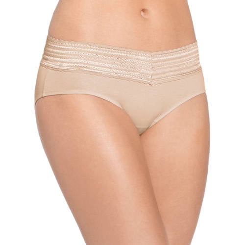 Blissful Benefits By Warners No Muffin Top Hipster With Lace Cotton
