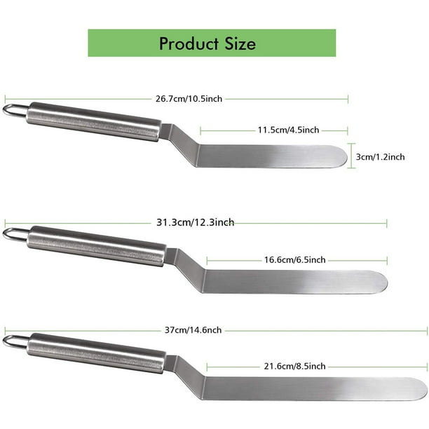 Cake Spatula Baking Tool Cake Decorating Spatula Metal Handle Cake ...