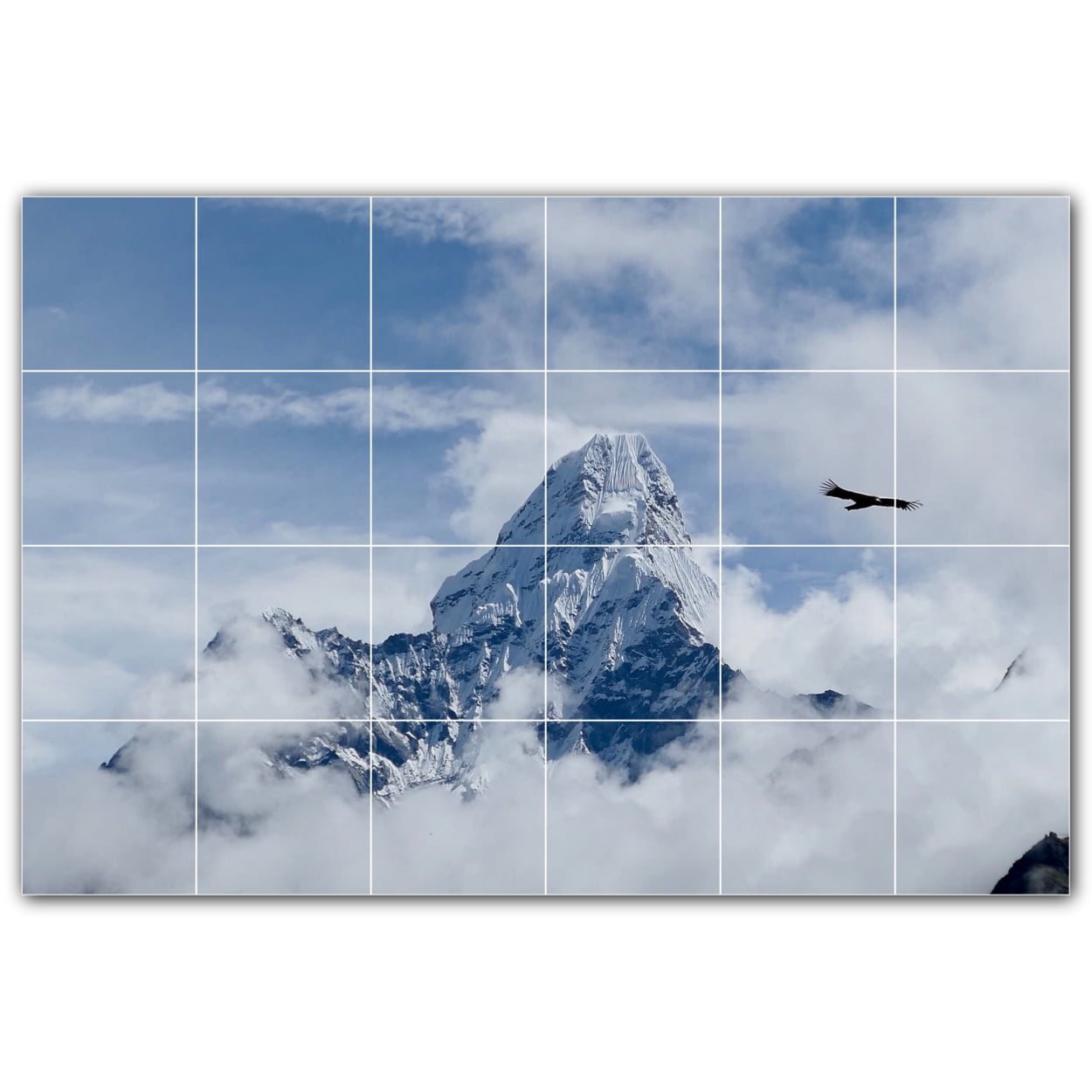 Picture-Tiles.com: Mountains Ceramic Tile Wall Mural WAL500855-64L. 48 ...