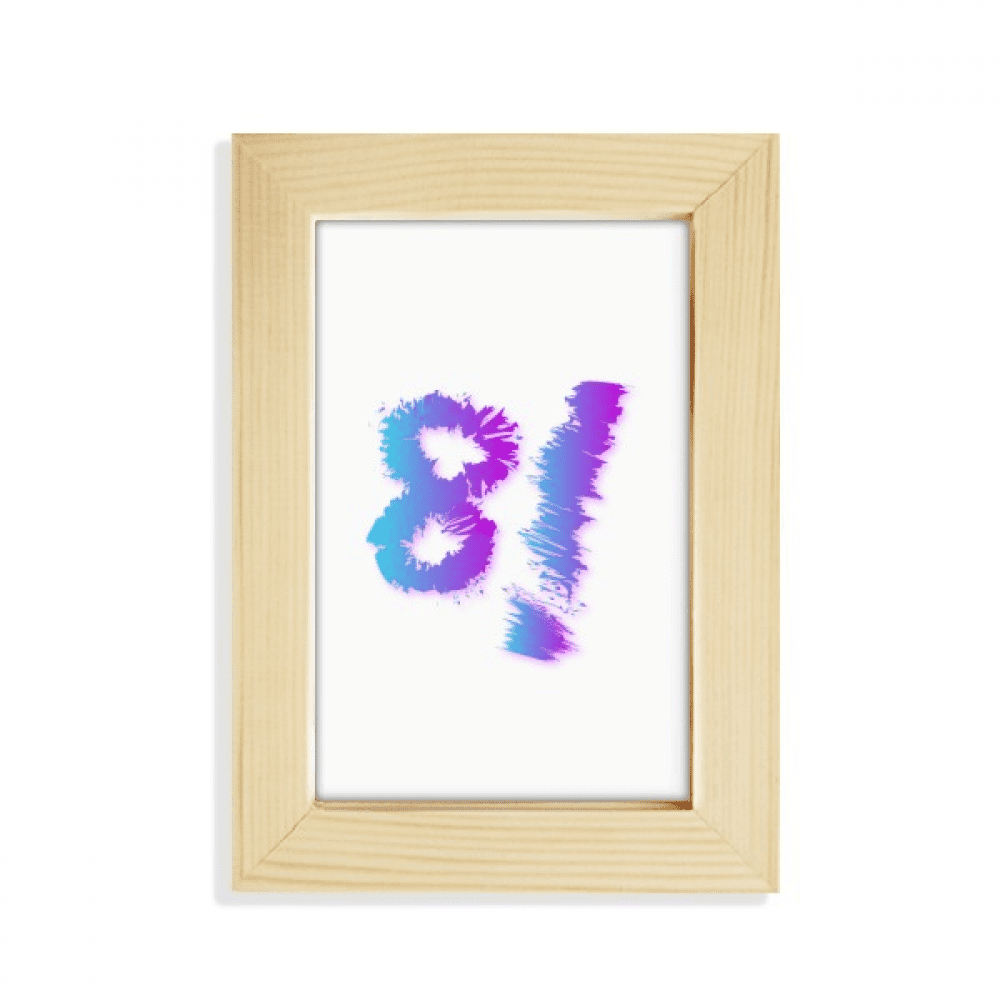 Ocho suspira locura Escritorio de madera Arte Pintura 5x7 pies Marco de ...