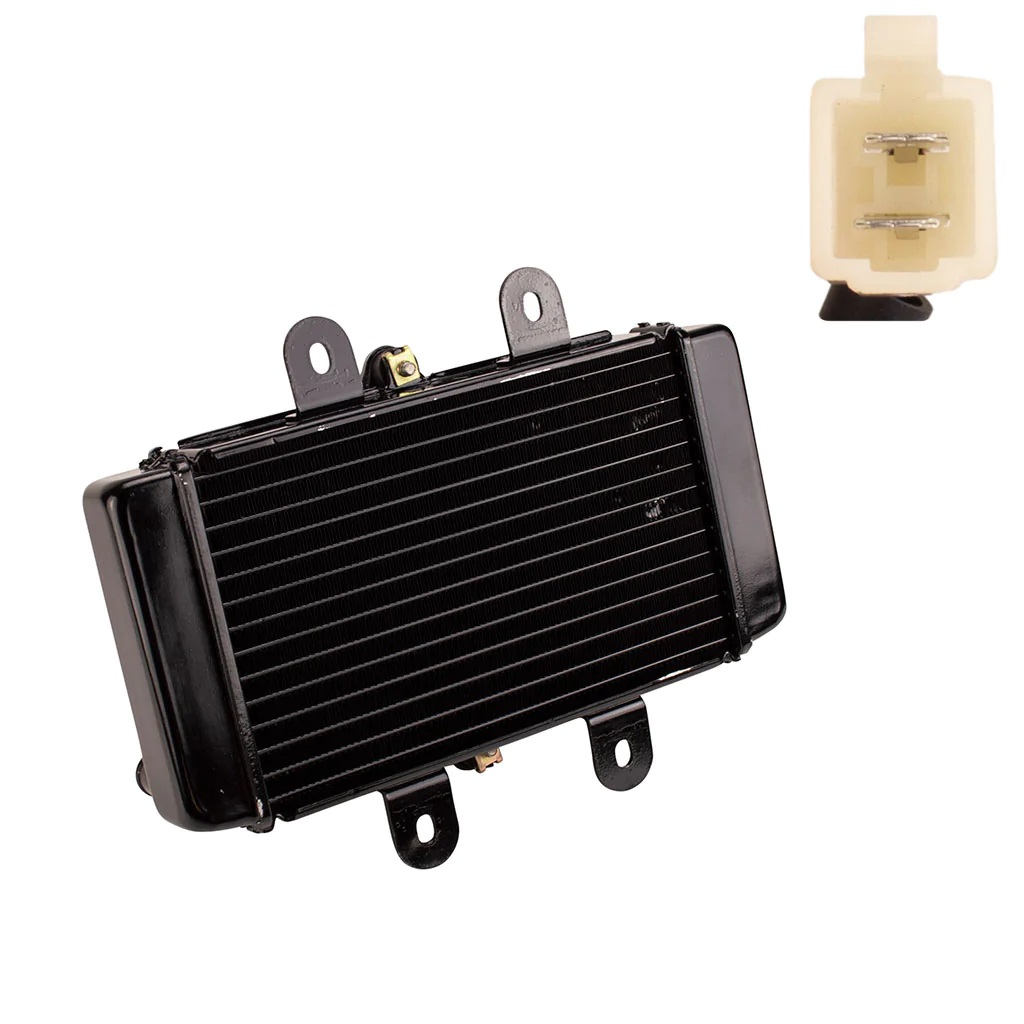Radiator with Cooling Fan for Scooter 250cc Jonway YY250T, Roketa MC-54 ...