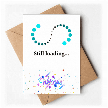 Infinite Load Continuous Buffer Welcome Back Greeting Cards Envelopes ...