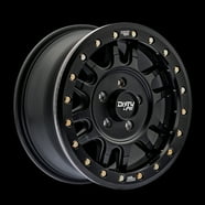 17x9 Dirty Life 9315 Compound Matte Black Wheel 5x5 (-12mm) - Walmart.com