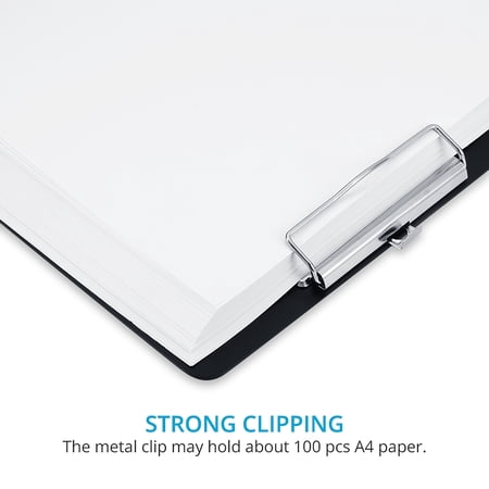 PP Plastic A4 Paper Holder Folder Board A4 Plastic Hardboard Metal Clip ...