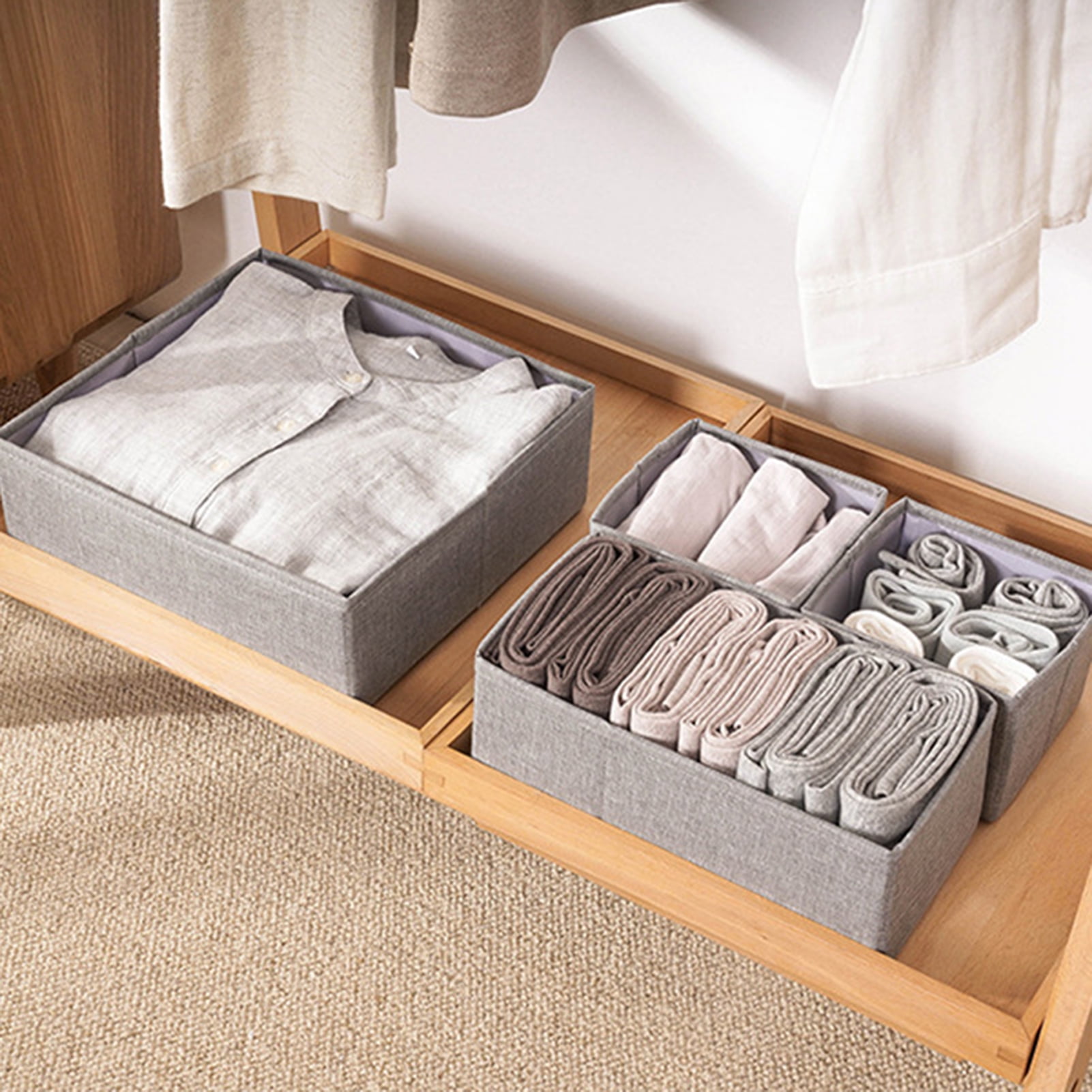Dream Lifestyle Foldable Cloth Storage Box, Closet Dresser Drawer ...