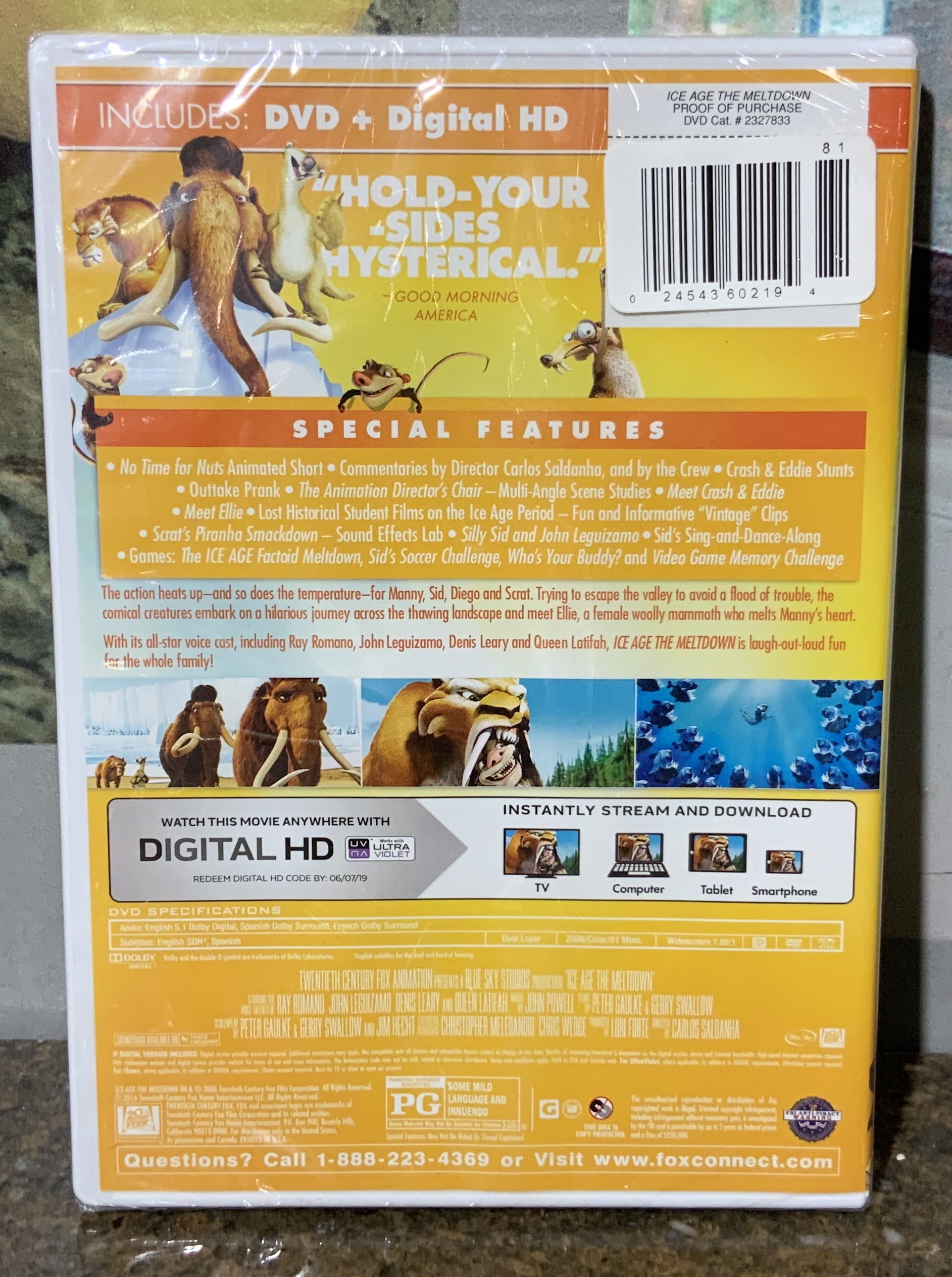 Ice Age 2 Dvd
