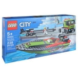 LEGO City Race Boat Transporter 60254 Vehicle Building Set for Kids ...