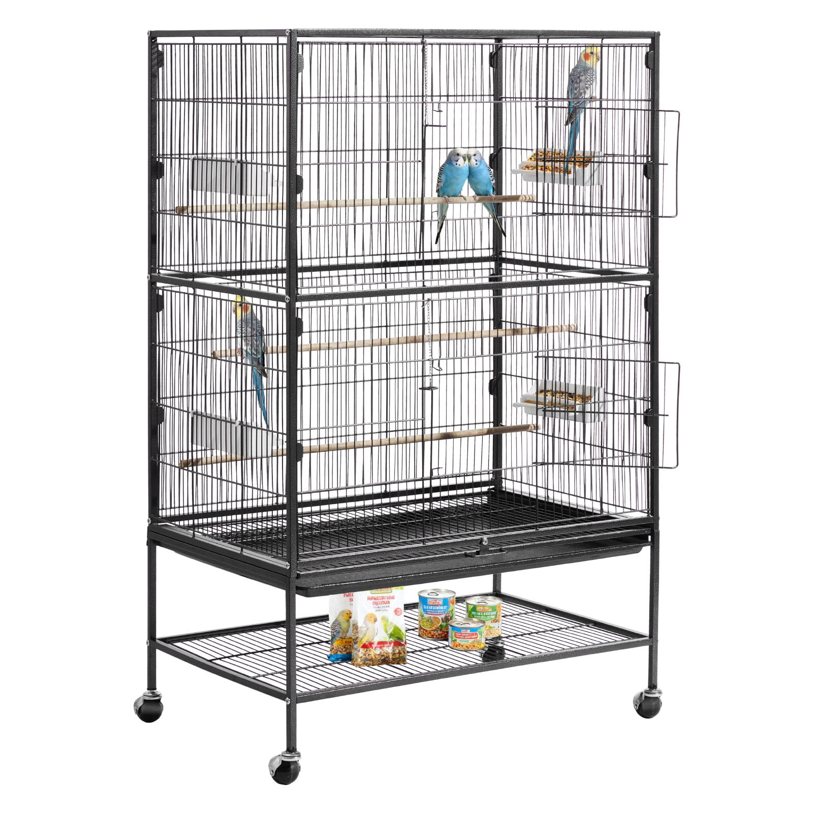 Click here for Vevor Bird Cage  31.5 X 20.5 X 52 Inch  Flat Top... prices