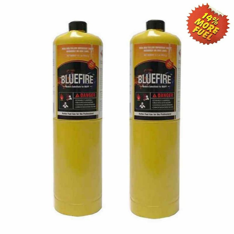 Map Gas Torch Kit Blueflame Mapp Alternate Gas Cylinder Pack Of 8, 99.9 ...