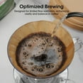 V60 Coffee Filters 02, Unbleached Size 02 Cone Coffee Filters, 100 ...