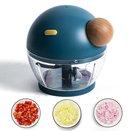 Manual Food Chopper, Mini Vegetable Onion Garlic Chopper Hand Pull ...