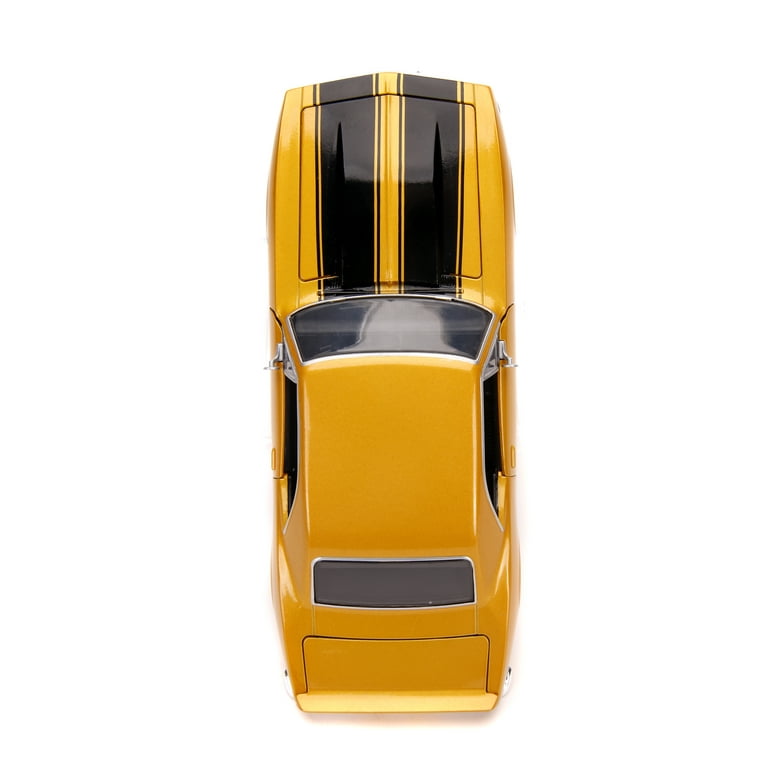 Car Overhead View Of Orange