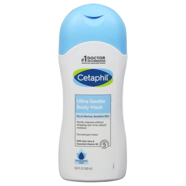 Cetaphil, Ultra Gentle Body Wash, Fragrance Free, 16.9 fl oz (500 ml ...