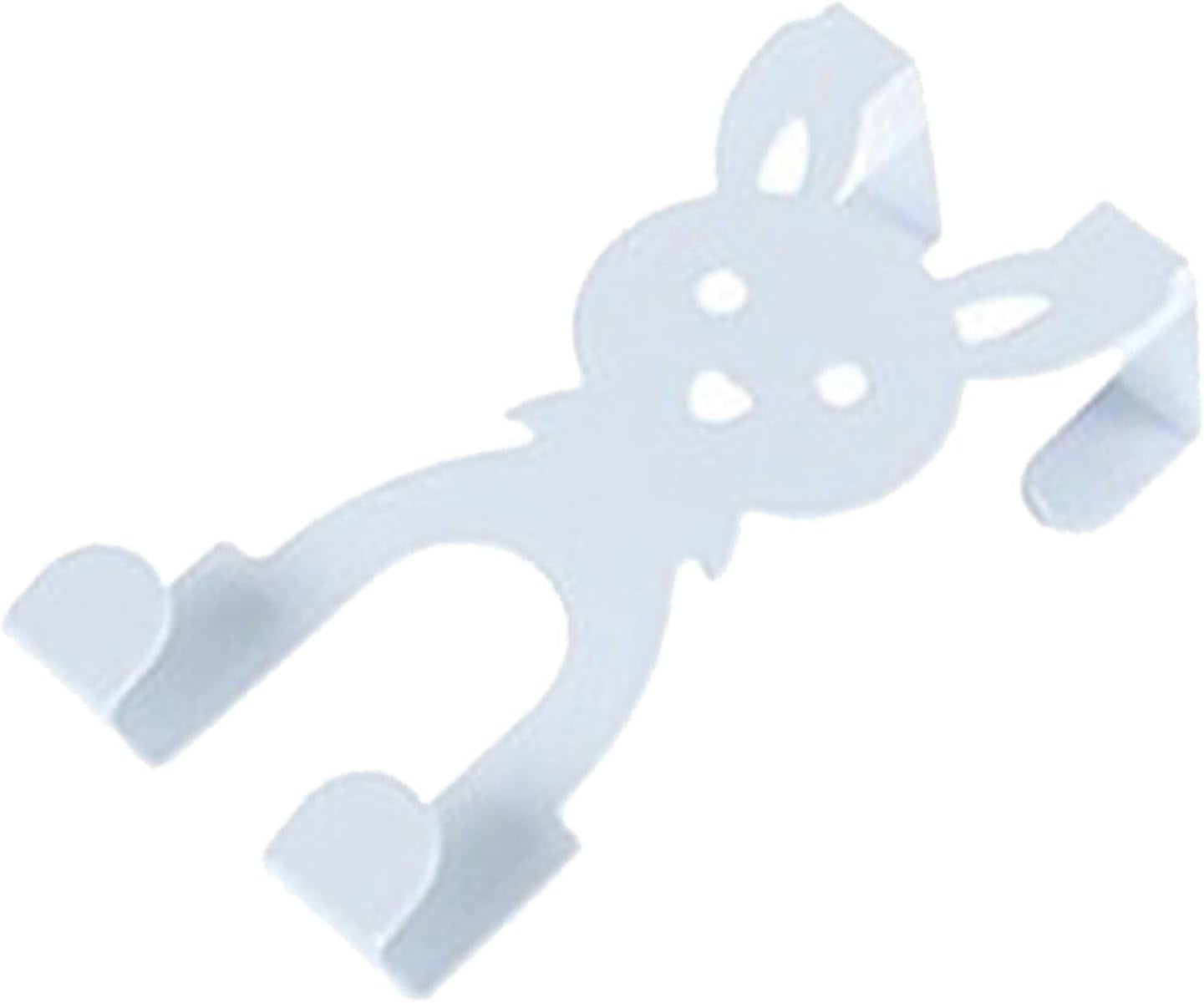 Over The Door Hook Decorative Dual Hooks Rabbit Shape Iron Bags Holder ...