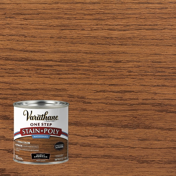 Early American, Varathane Stain + Polyurethane, Semi-Gloss -384363 ...