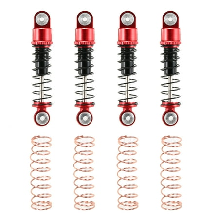 4pcs RC Shock Absorber Adjustable Assembled Spring Damper Adjustable ...