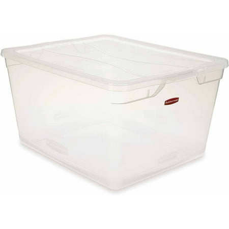 UPC 071691419556 - Rubbermaid Clever Store Tote Storage Container, 71 ...