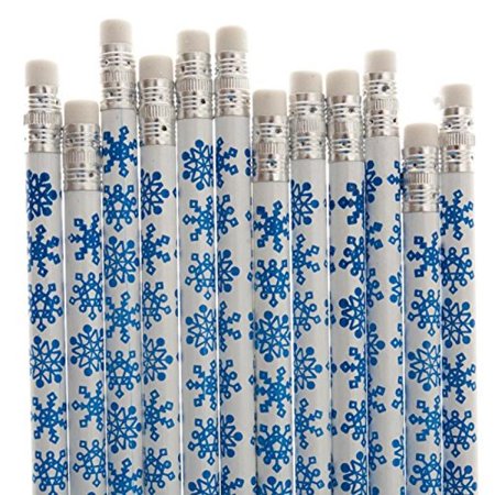 Snowflake Pencils - 24 pack - Walmart.com