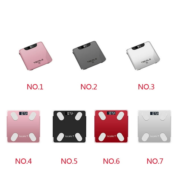 Body Fat Scale Smart Backlit Display Scale Water bathroom scale; BMI ...