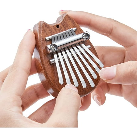 nipocaio 2 Piece Mini 8 Key Kalimba Thumb Piano Gift, Suitable for ...