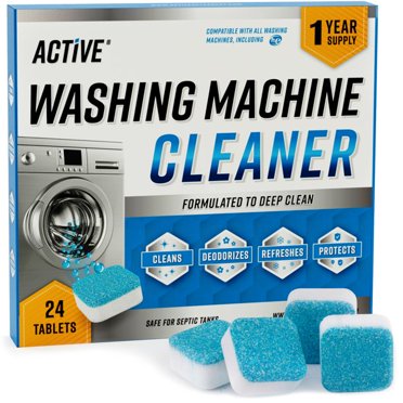 SPLASH SPOTLESS HE Washing Machine Cleaner- Deep Clean, Mold Prevention ...