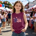 Americas 250Th Kids Patriotic Sleeveless Independence Day Tee Star ...