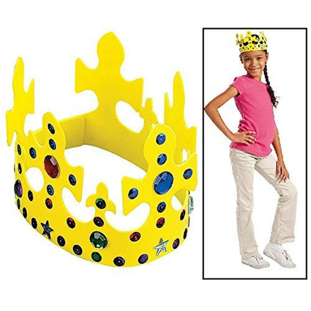 Foam Jeweled Crown Craft Kit Craft Kits 12 Pieces Walmart foam-jeweled-crown-craft-kit-craft-kits-12-pieces-walmart