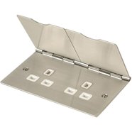 Hubbell Brass Floor Outlet Kit 71WDS - Walmart.com