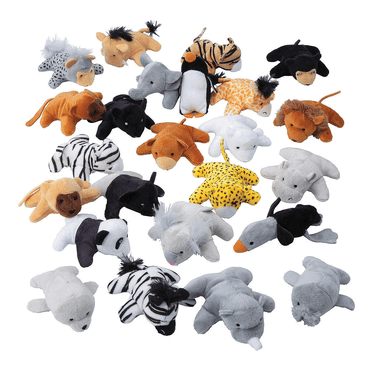 Bulk Cute Stuffed Animals Kids Pack Set - Mini Plush Animal Assortment ...